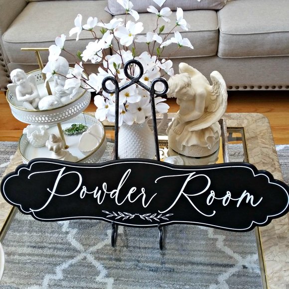 Boutique | Wall Decor | New Modern Farmhouse Powder Room 3 Wall Sign ...